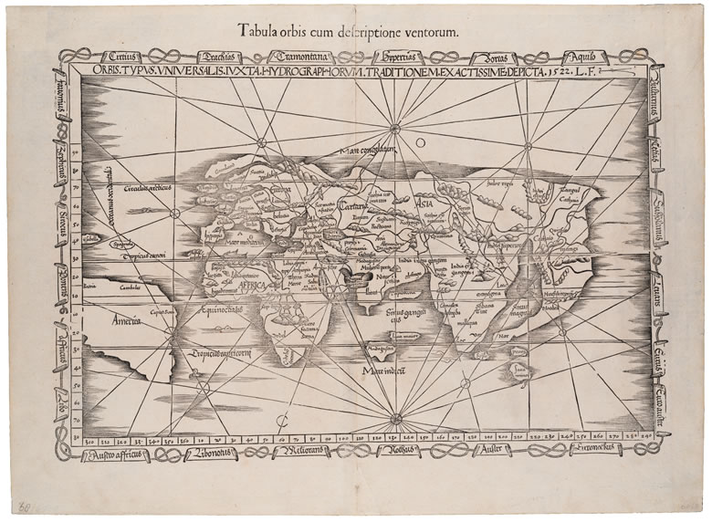 Fries 1541 | Envisioning the World | The First Printed Maps
