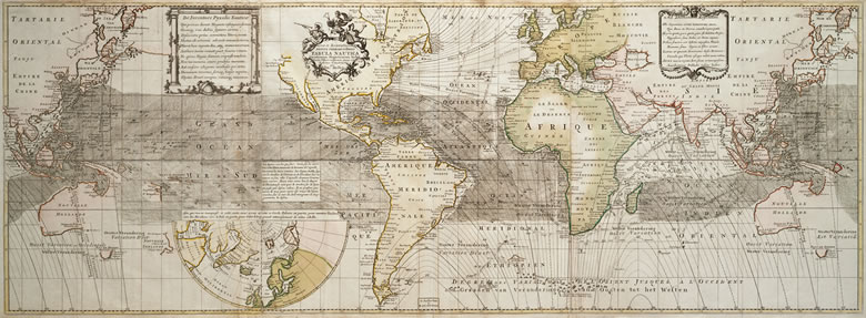 Halley 1700 | Envisioning the World | The First Printed Maps